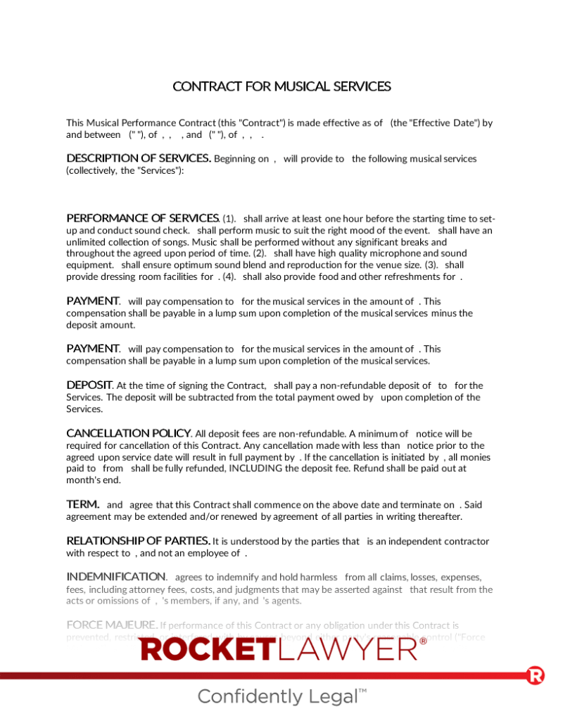 Standard Service Level Agreement Template - Free Sample, Example ...