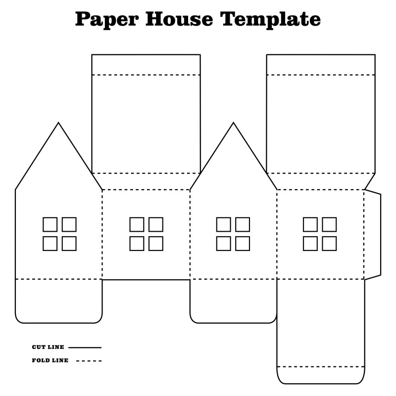 How To Make A 3d House Out Of Paper Free Sample Example Format